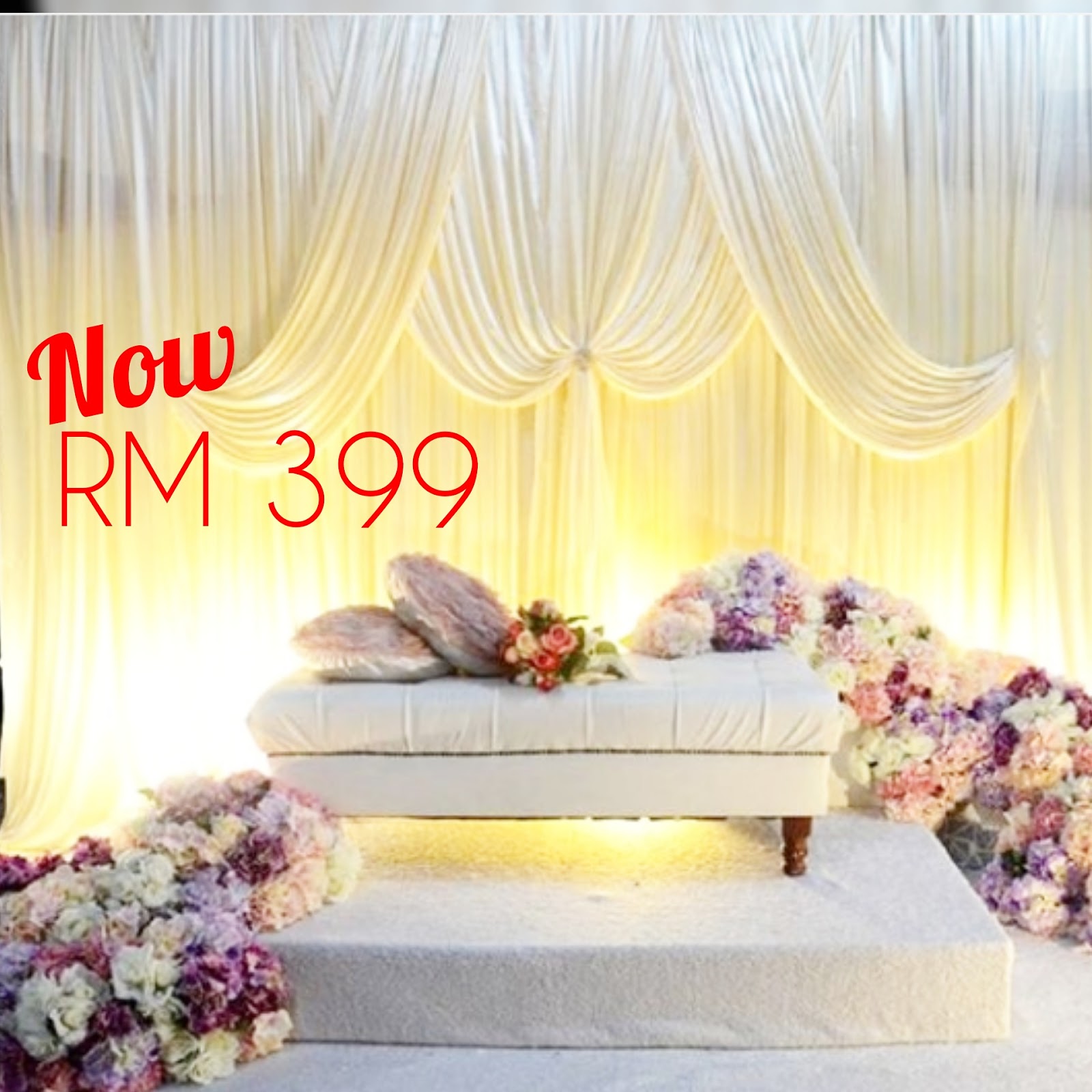 Pelamin Tunang,Nikah dan Sanding Budget