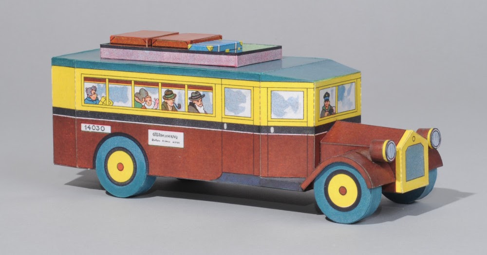 SP. Papel Modelismo: PaperCraft Ônibus - Paper Bus