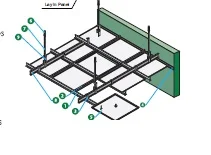 ..Architect-Interior~~: Lay-In Metal False Ceiling System