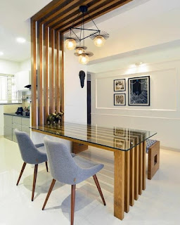 Different ideas for using wooden planks in interior design