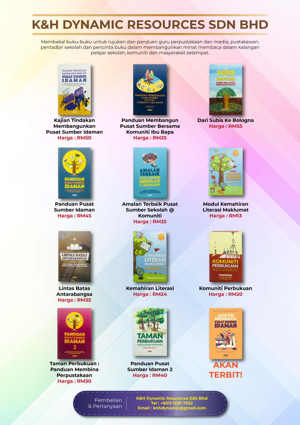 Poster Katalog Buku K&H Dynamic Resources Sdn Bhd | Design For Daawah ...