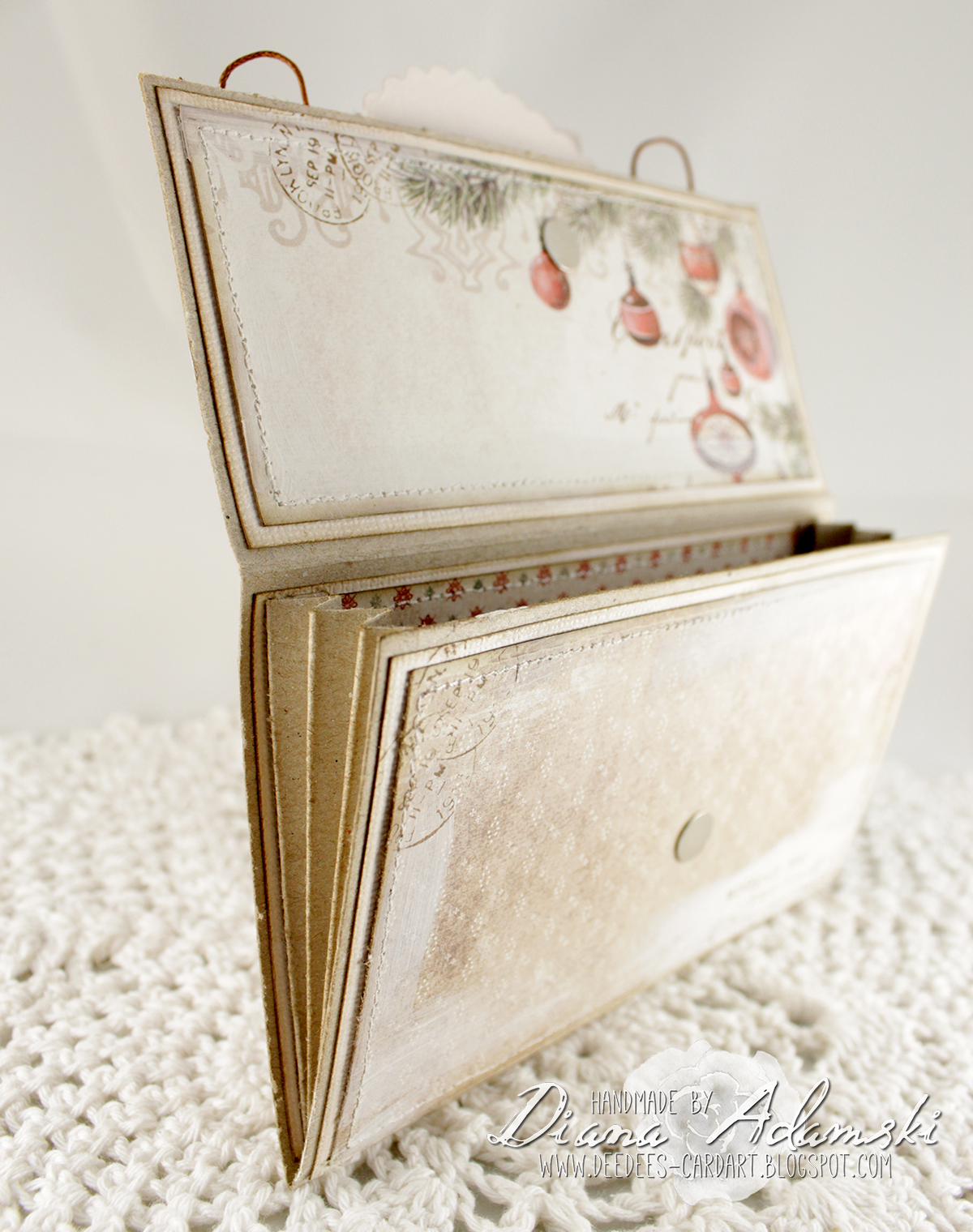 ♥ Noor! Design UK DT - A Christmas Wallet Card ♥ | DeeDee´s Card Art