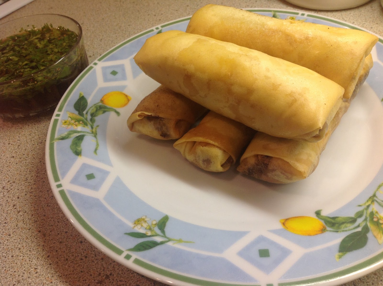 This Muslim Girl Bakes: Chicken and Vegetable Spring Rolls with Chilli ...