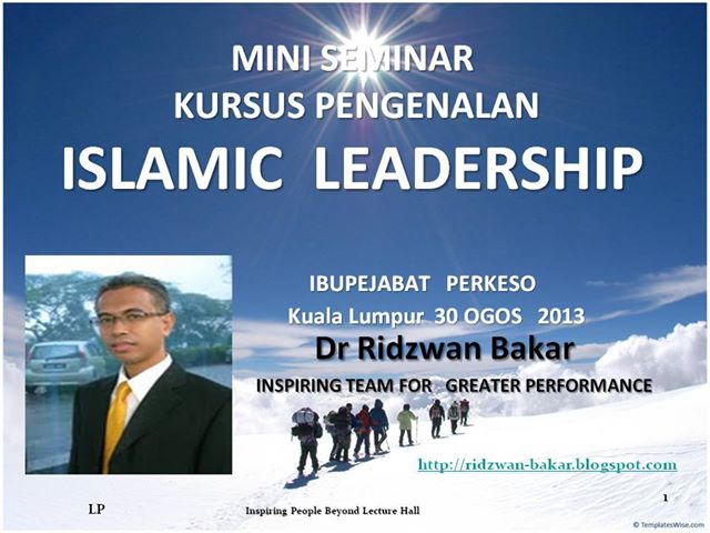 Haji Muda ~Meniti Renjisan Kedamaian~: Islamic Leadership Program
