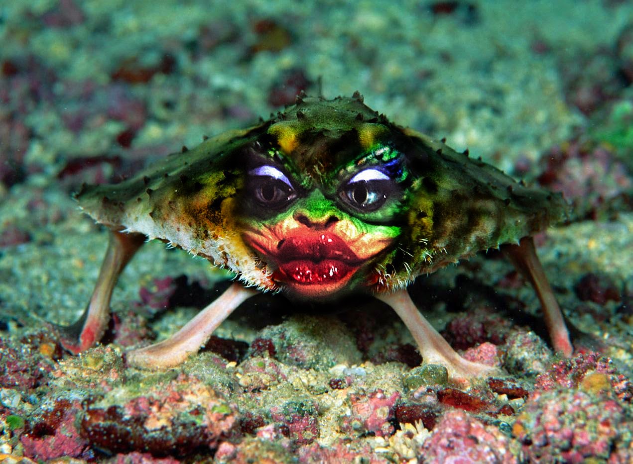 fish share: Red Lipped Batfish Pictures-3