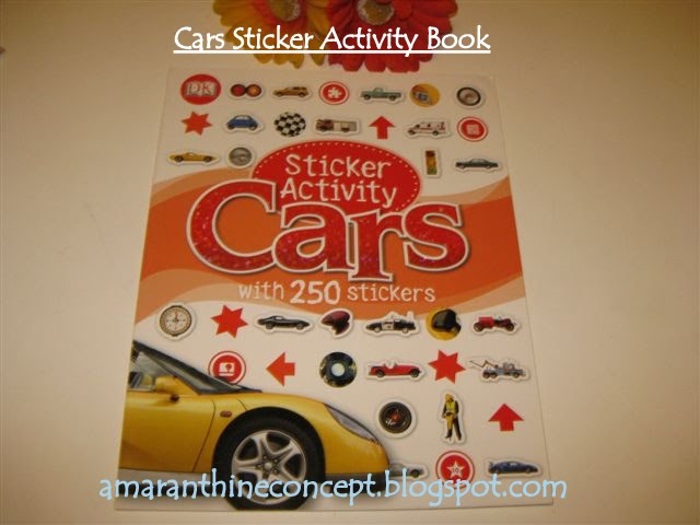 Amaranthine Concept: Cars Sticker Activity Book (DK)