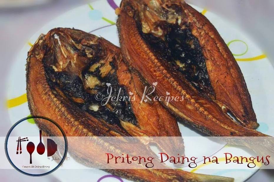 Flavors Of Online Dining: Pritong Daing na Bangus