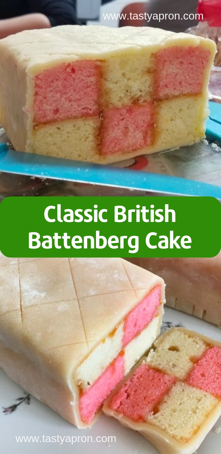 Traditional British Battenberg Cake Recipe