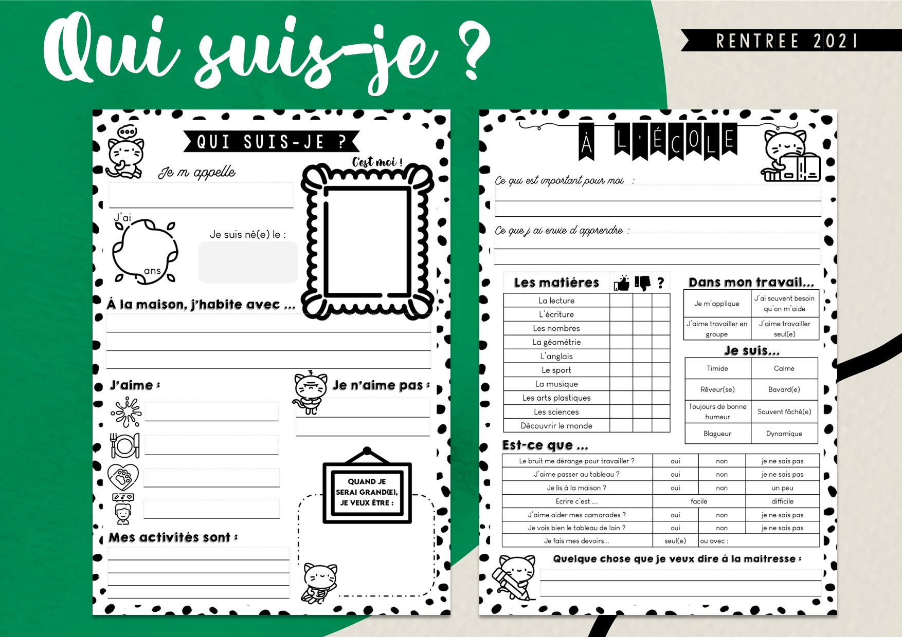 Rentrée 2021 - Présentation des élèves | Mais tu fais quoi Wilh