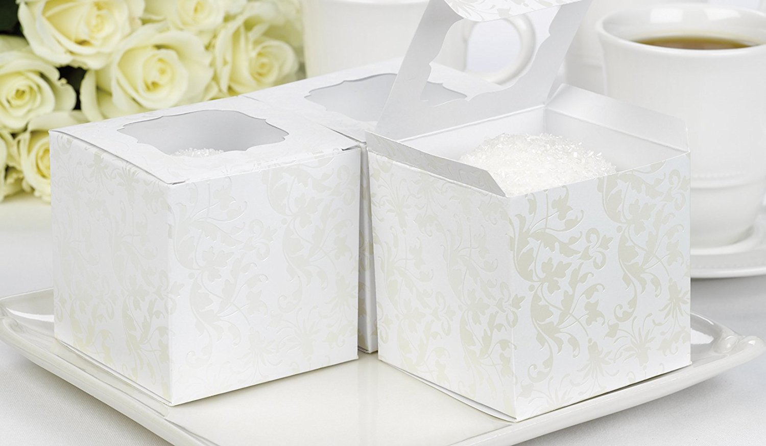 Luxury White Boxes in Different Styles and Designs