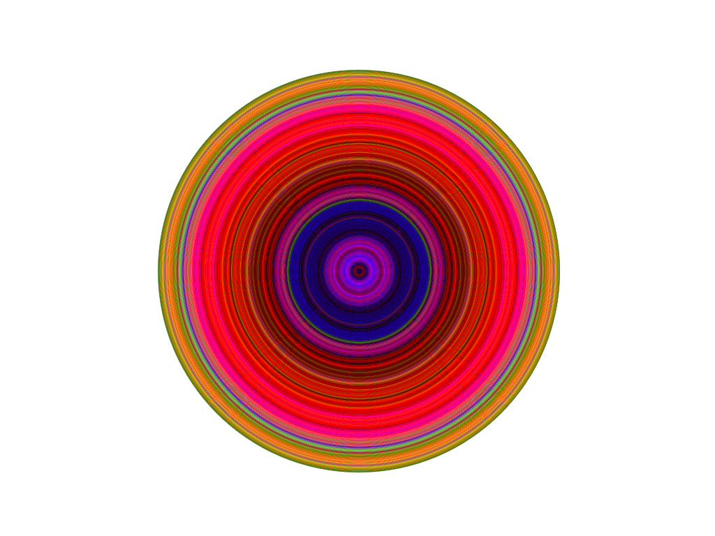 Rotating Benham's disk