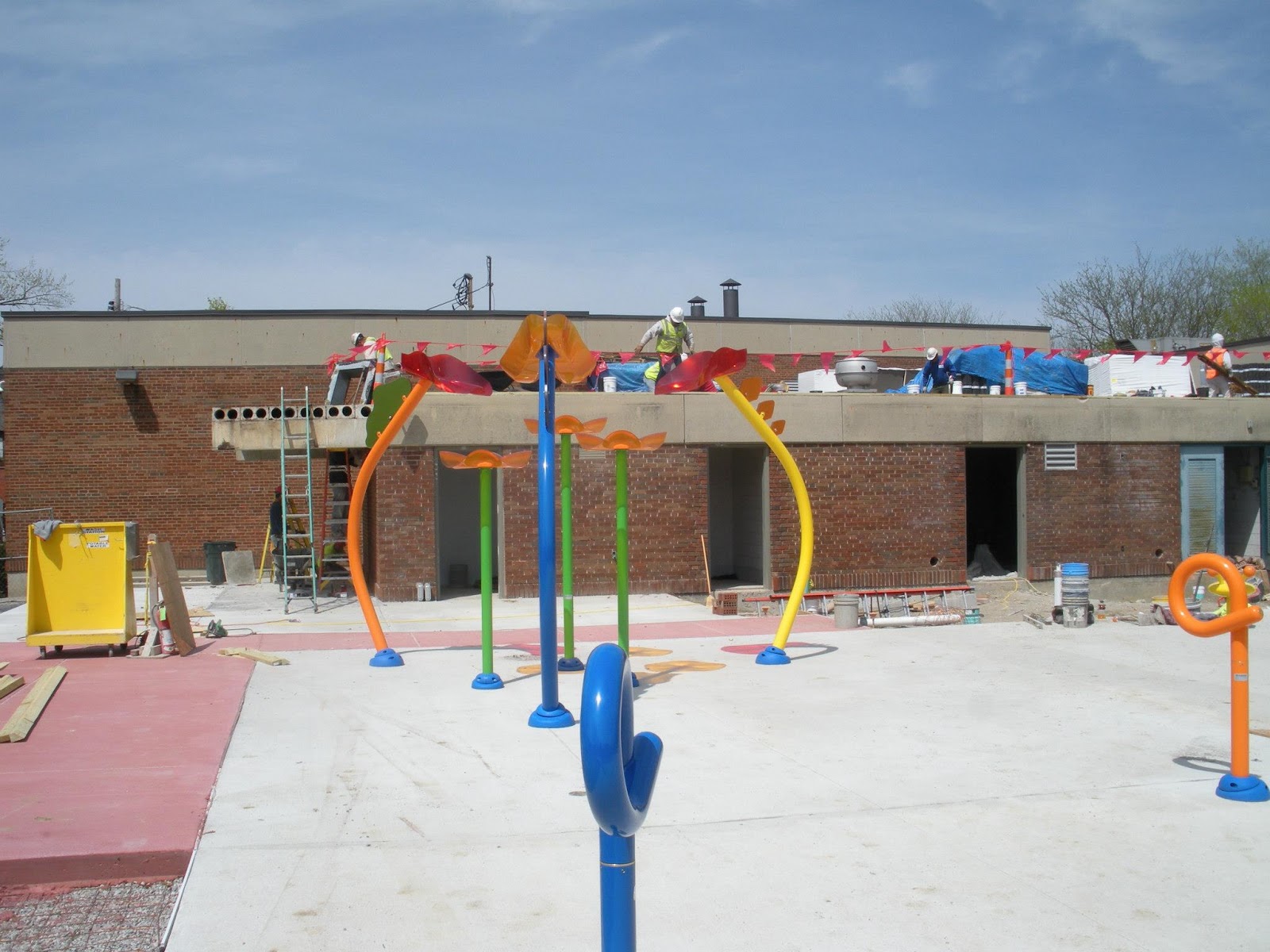 Rogers Krajnak Architects Blog: Construction progress on Spraygrounds