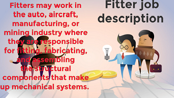 Fitter Job Description | QC Lab Boy Job Description