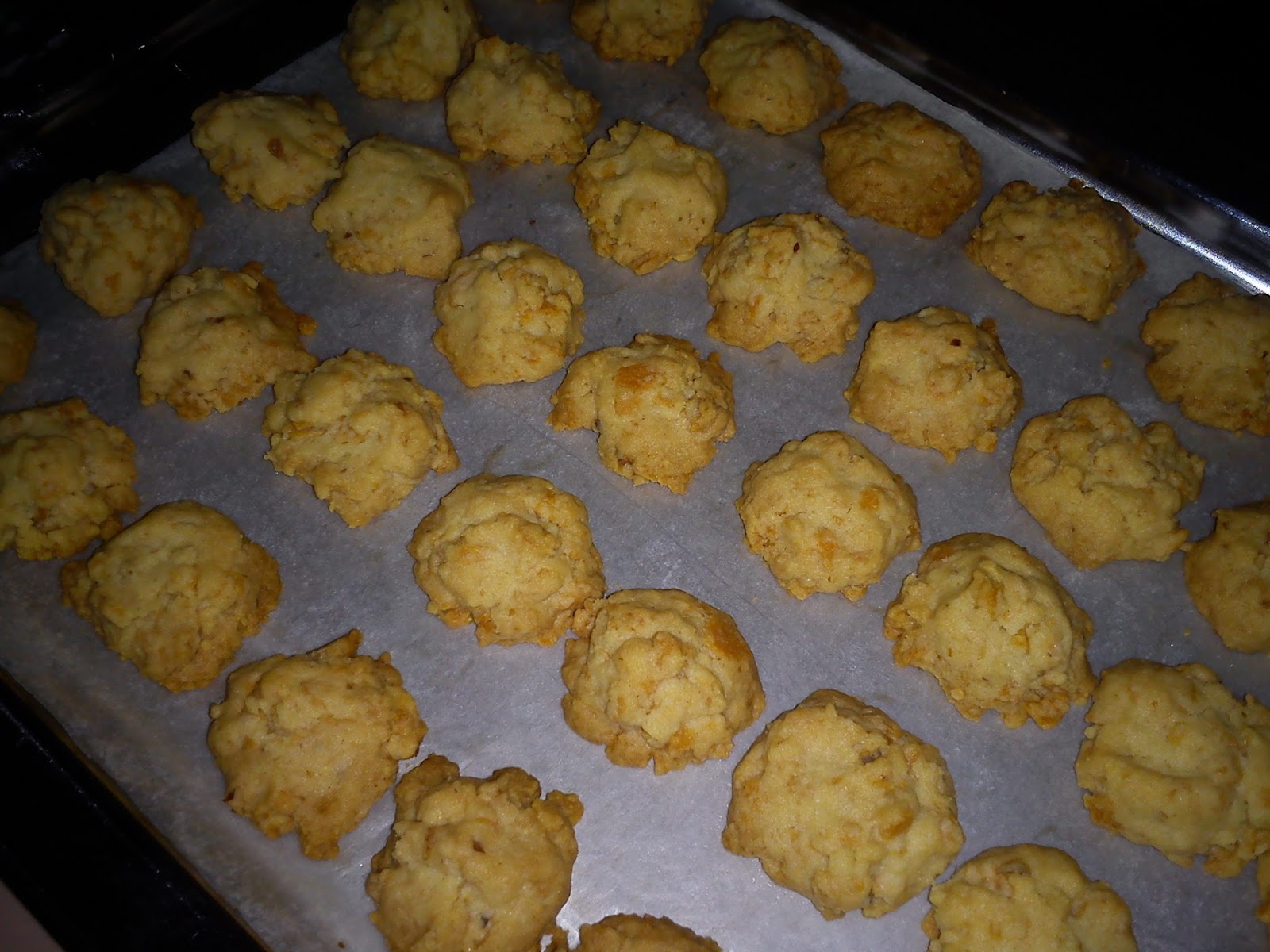 Cooking Pleasure: CNY 2017 - SAVOURY POTATO CHIPS COOKIES