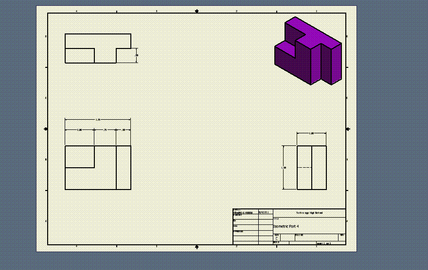 A. Acosta's Engineering Design Portfolio: Isometric Working Drawings ...