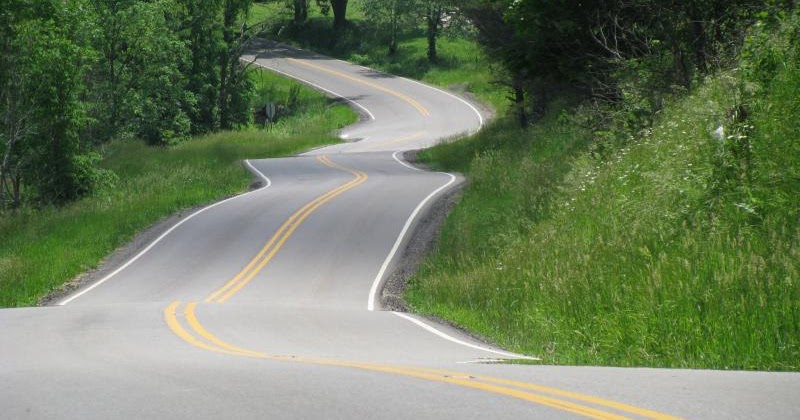 Triple Nickel Route 555 in Ohio - one of the most technical roads I ...