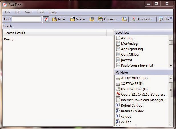 Ava Find | Search Engine for Windows - Online Tips