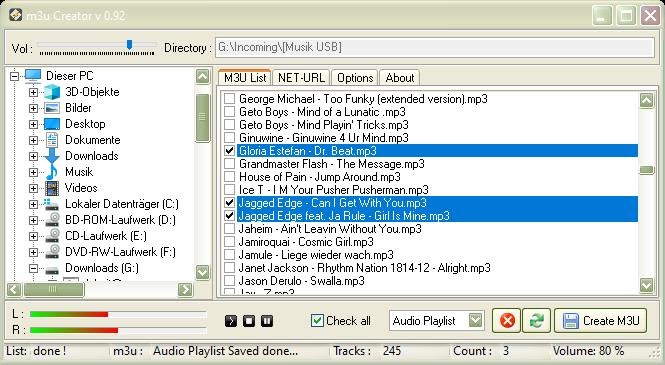 hackbard: m3u Creator