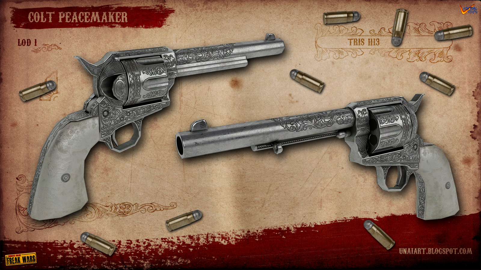 ianuArt: FREAK WARS - COLT PEACEMAKER