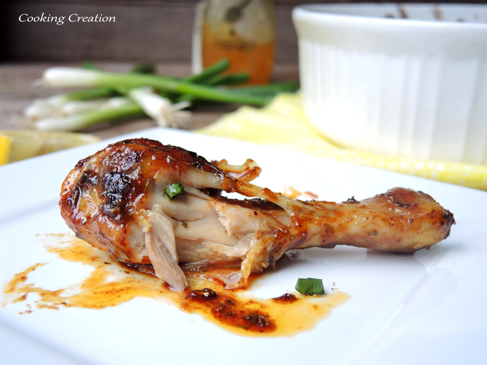 Cooking Creation Baked Sweet And Spicy Cajun Chicken Drumsticks
