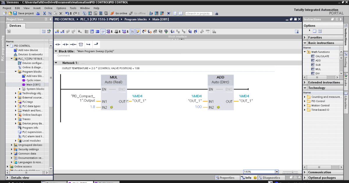 PID with Practical Example