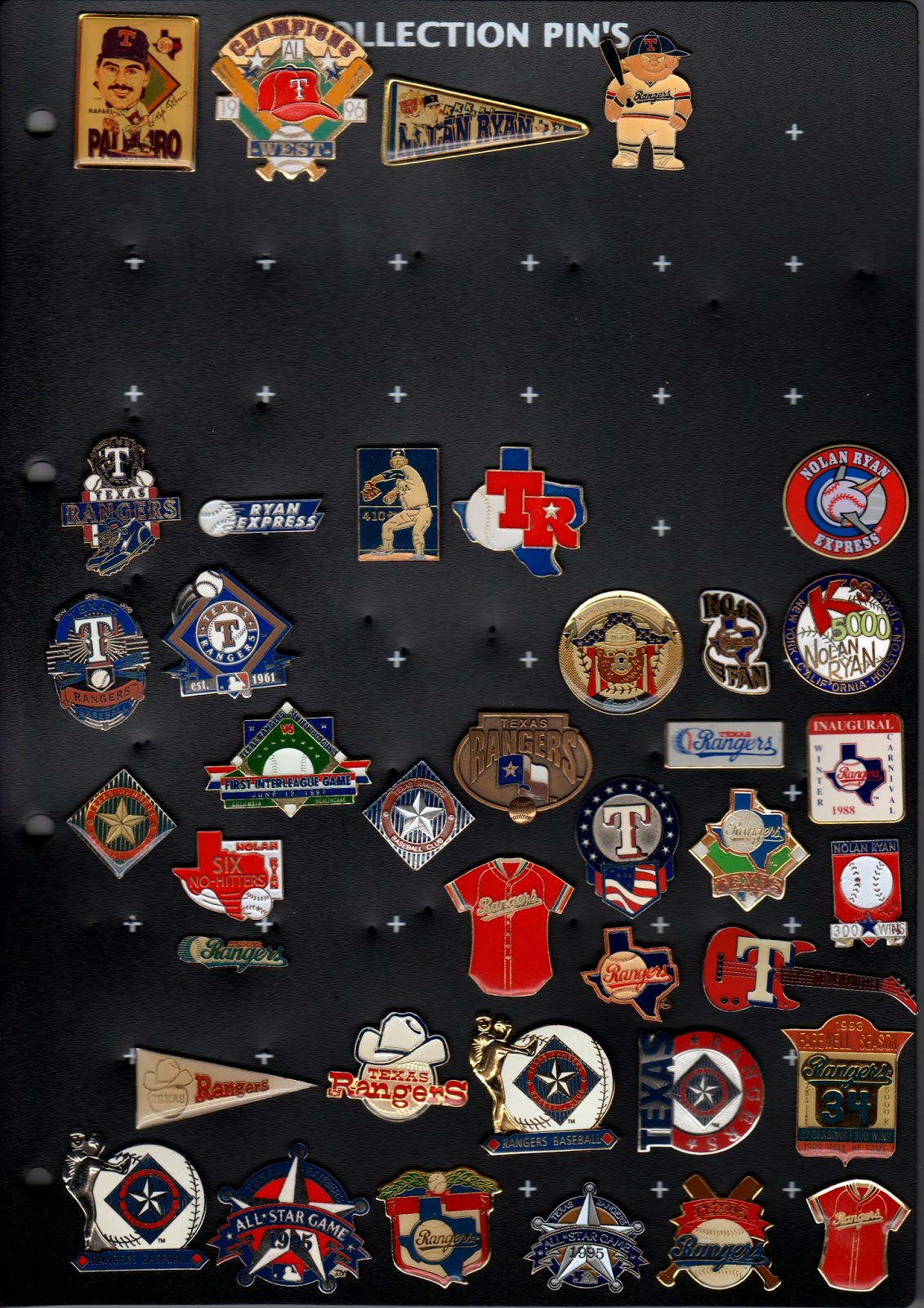 baseball pin collection display collecting : MLB baseball team pins ...