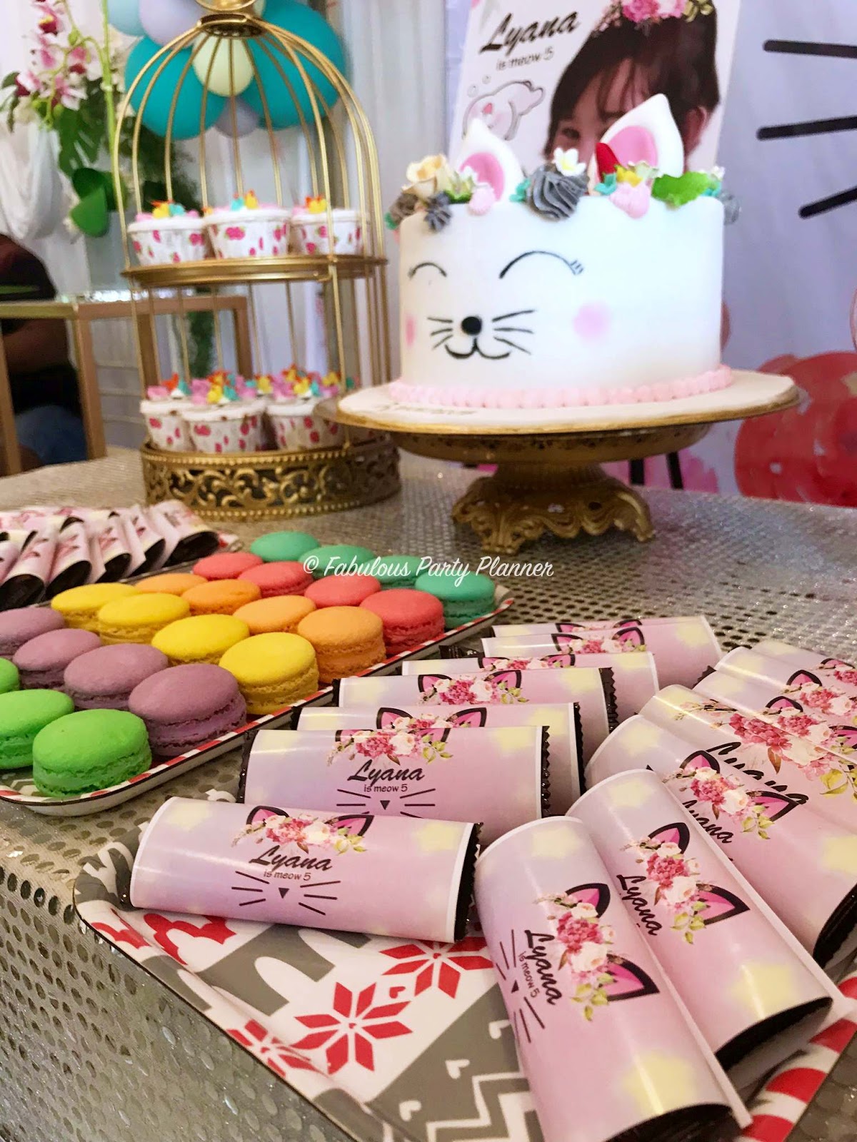 Aqiqah and Cat Themed Birthday Party at Surian Condo
