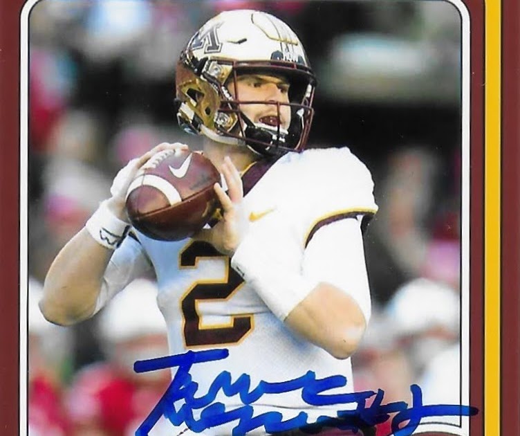 Minnesota Sports Autograph Project: TANNER MORGAN