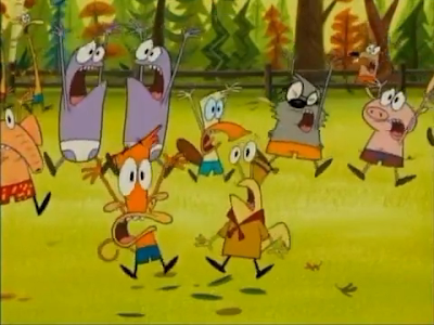 Shirtless Drawn Cartoon Boys: Lazlo, Raj, Dave and Ping Pong, Chip and ...