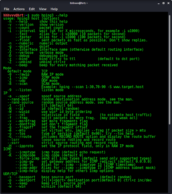hping3 - A Kali Linux Tool