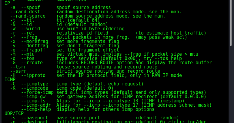 hping3 - A Kali Linux Tool