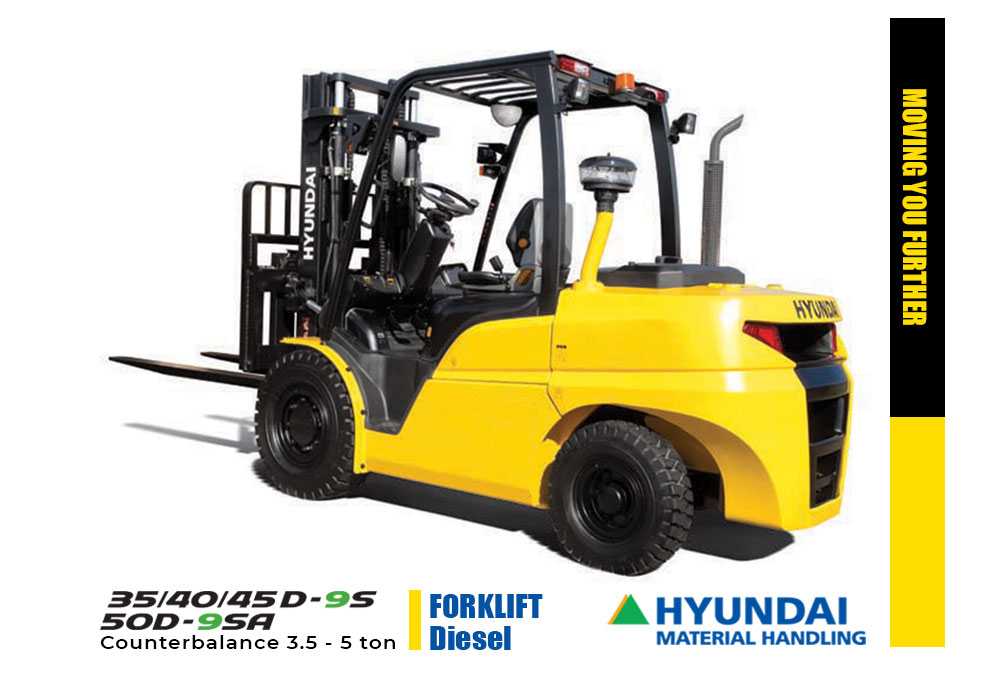 Forklift Hyundai 5 ton, Hyundai 50D-9SA - Jual Beli Forklift Toyota ...