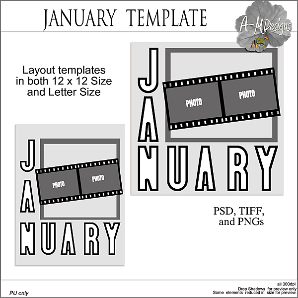 A-M: February Template