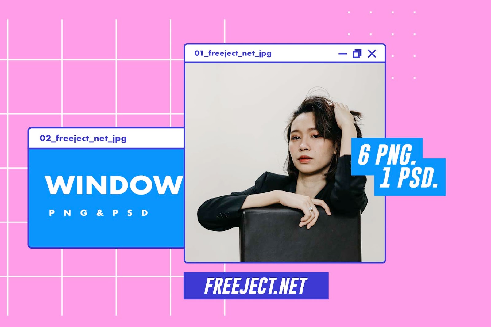 Free Download Windows Tab for Aesthetic Photo Frame - PSD & PNG