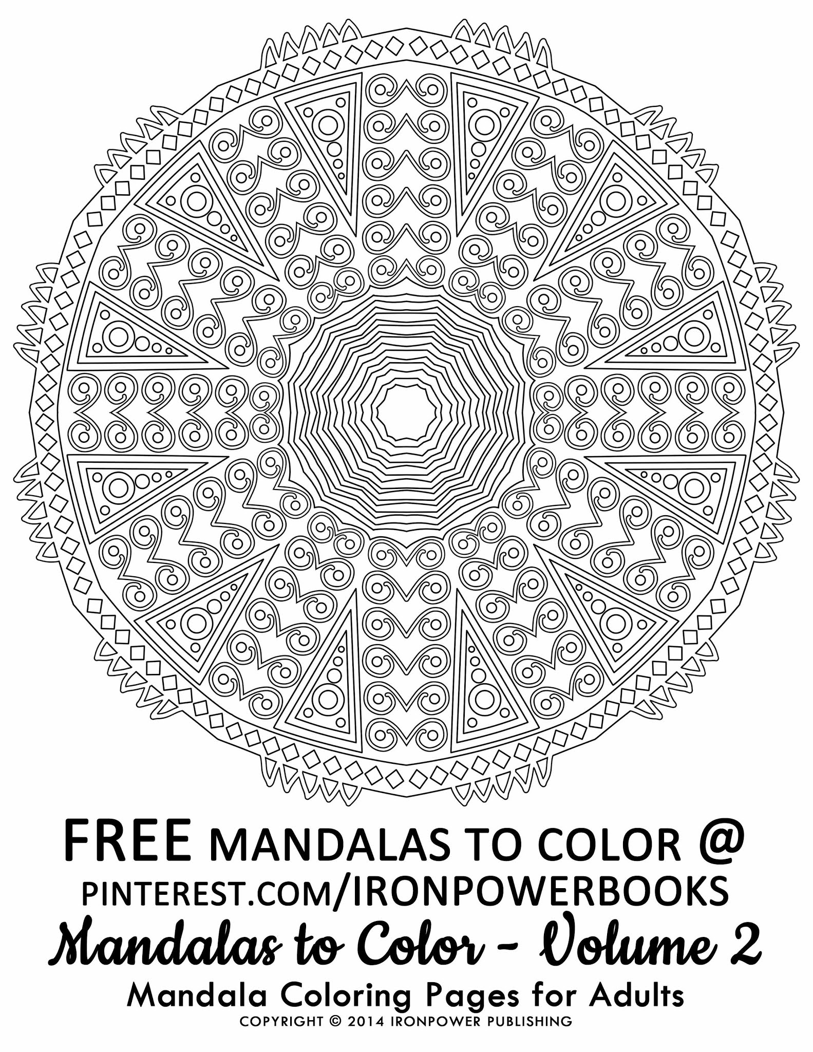 Advanced Mandala Coloring Pages 2 - Coloring Pages