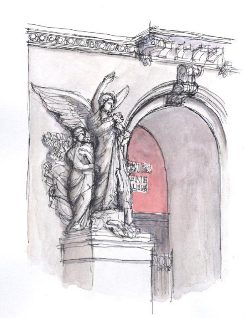os meus desenhos: L'Ópera Garnier
