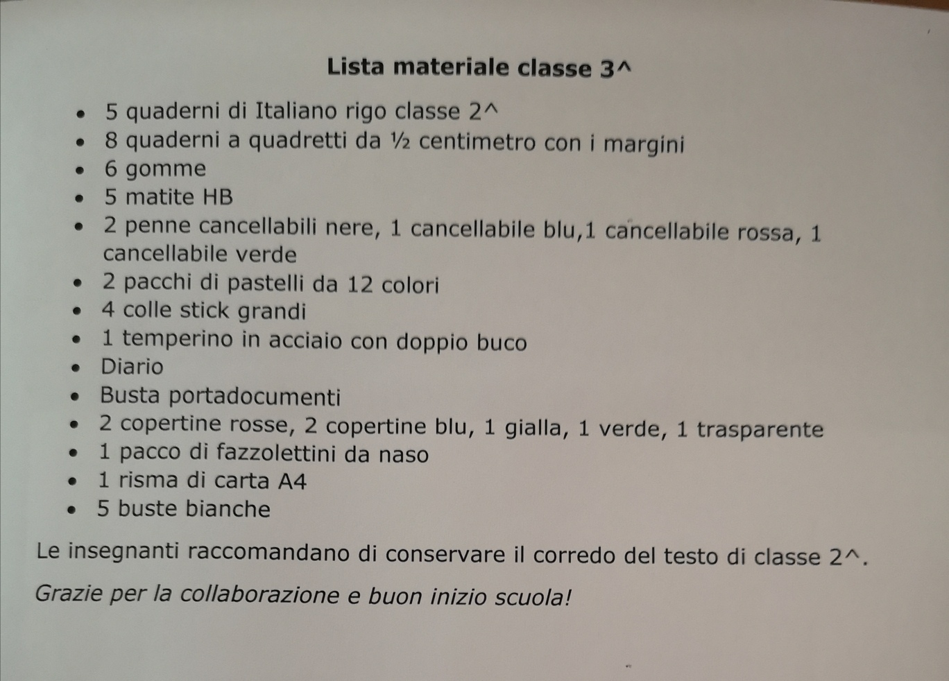 DigitalMente: LISTA MATERIALE