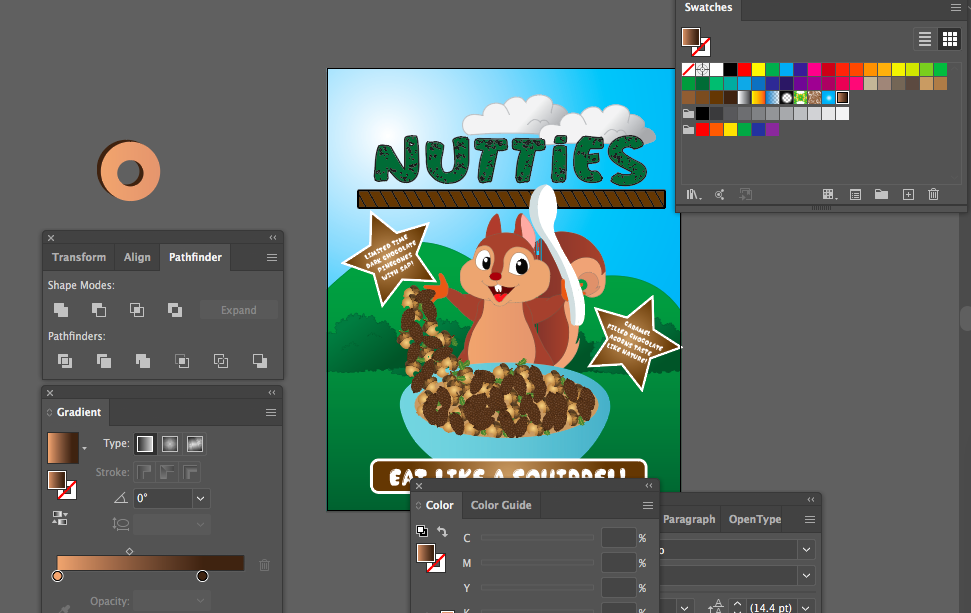 Skyline High School Graphic Design 1: Cereal Box Lesson