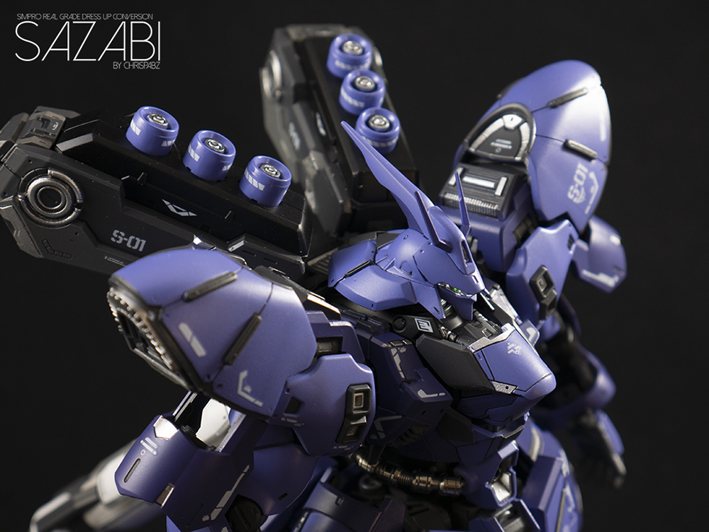 Custom Build: RG 1/144 MSN-04 Sazabi "SIMPRO Resin Conversion"