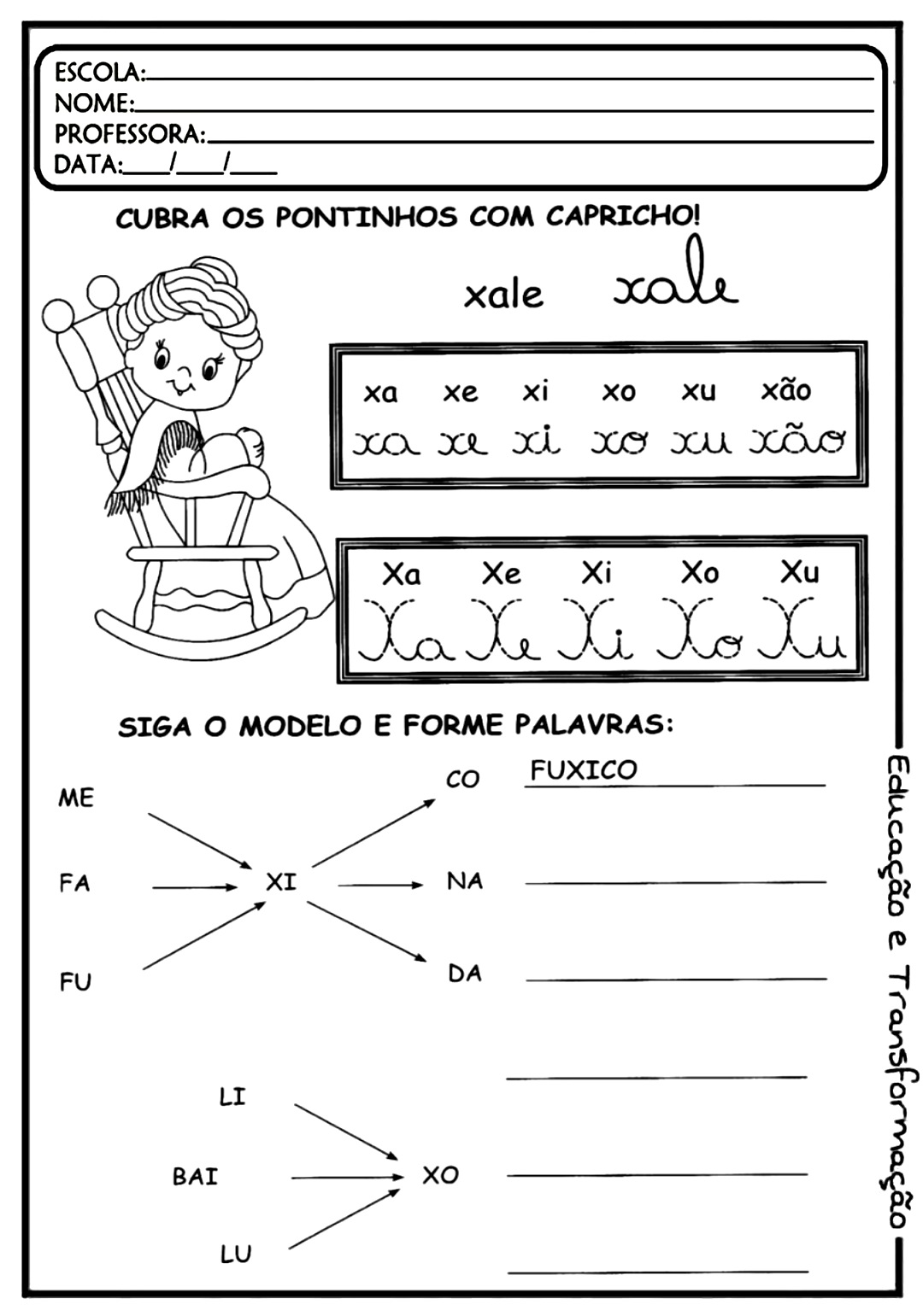 👍Letra X: coletânea de atividades Coletânea de atividades com a letra X ...