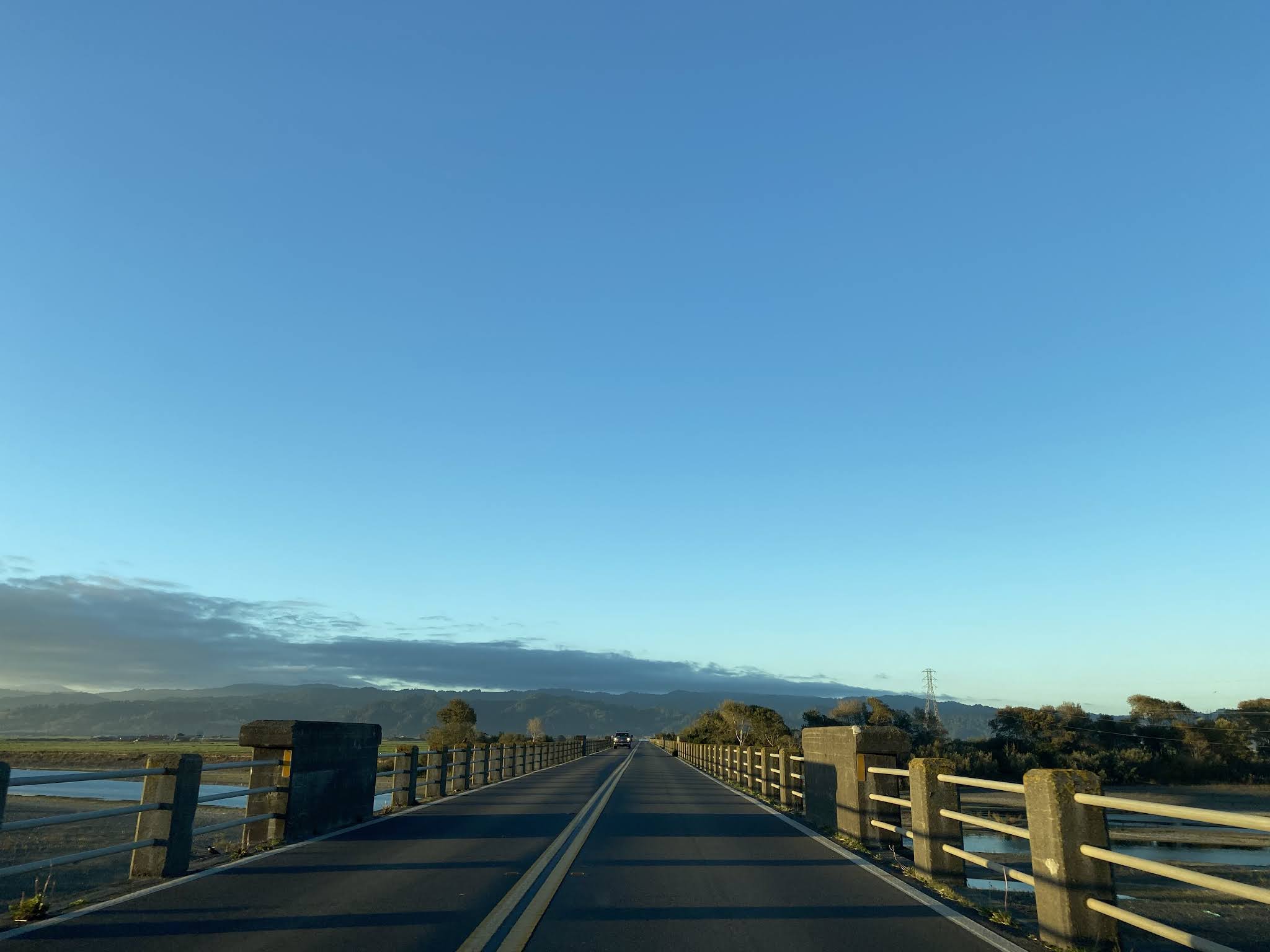 The indomitable Fernbridge (California State Route 211)