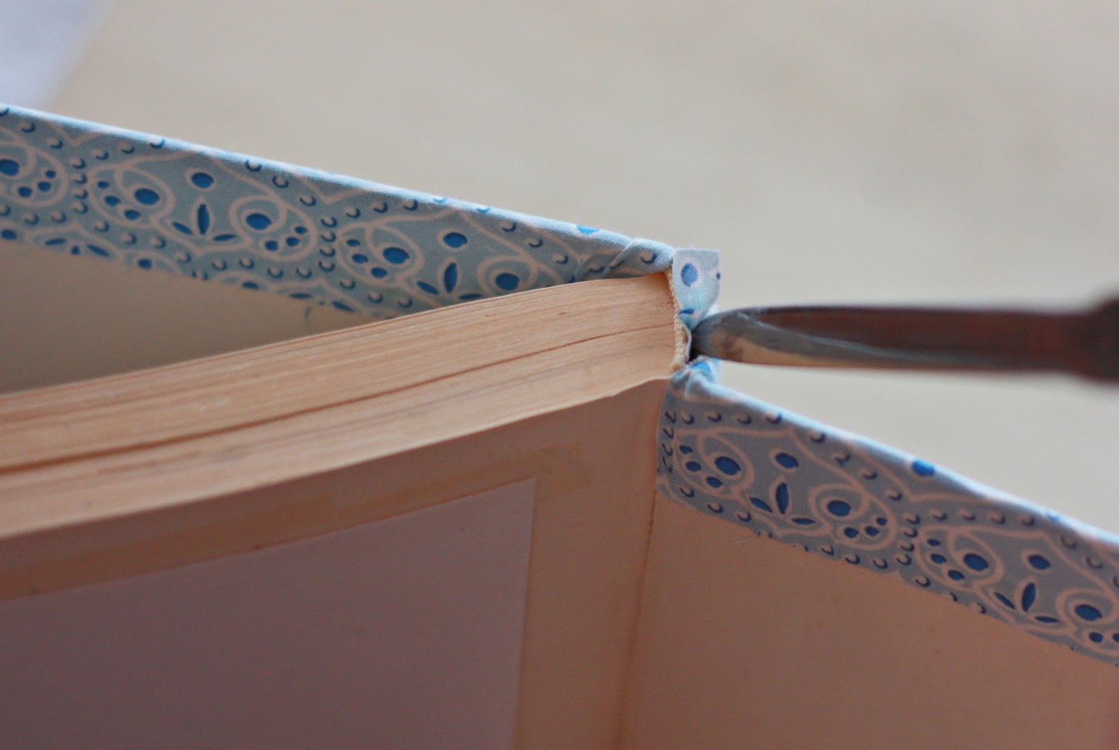 amy j. delightful blog: Fabric Covered Book How-To/ Tutorial
