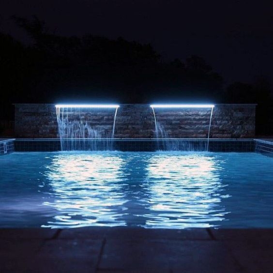 63 Fantastic Pool Lights To Beautify The Nighttime Atmosphere | ARA HOME