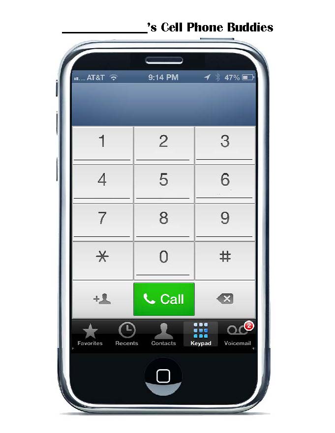 Science in Seventh!: Cell Phone Buddies Partnering Tool--iPhone version!!