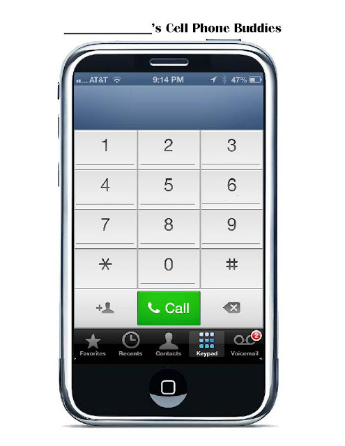 Science in Seventh!: Cell Phone Buddies Partnering Tool--iPhone version!!