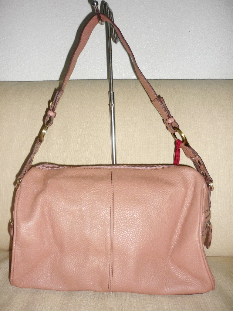 YUS BRANDED BAG: authentic tocco toscano pink leather handbag 3
