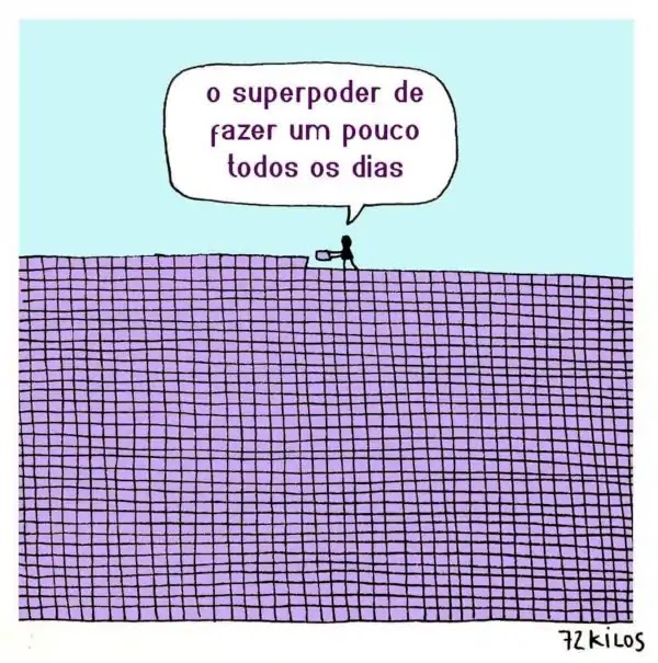 Tirando as metas do papel ou O Superpoder de fazer um pouco todos os dias