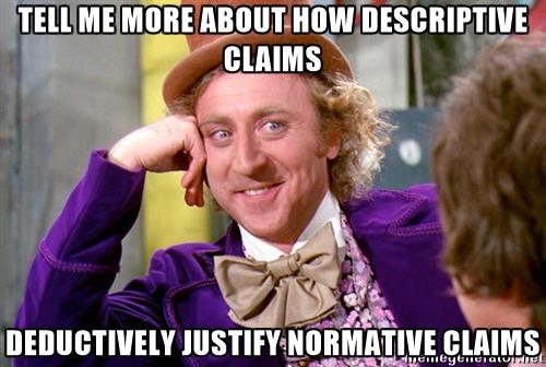 Wrestling with Philosophy : The Emperor of Fallacies: The Is/Ought Problem