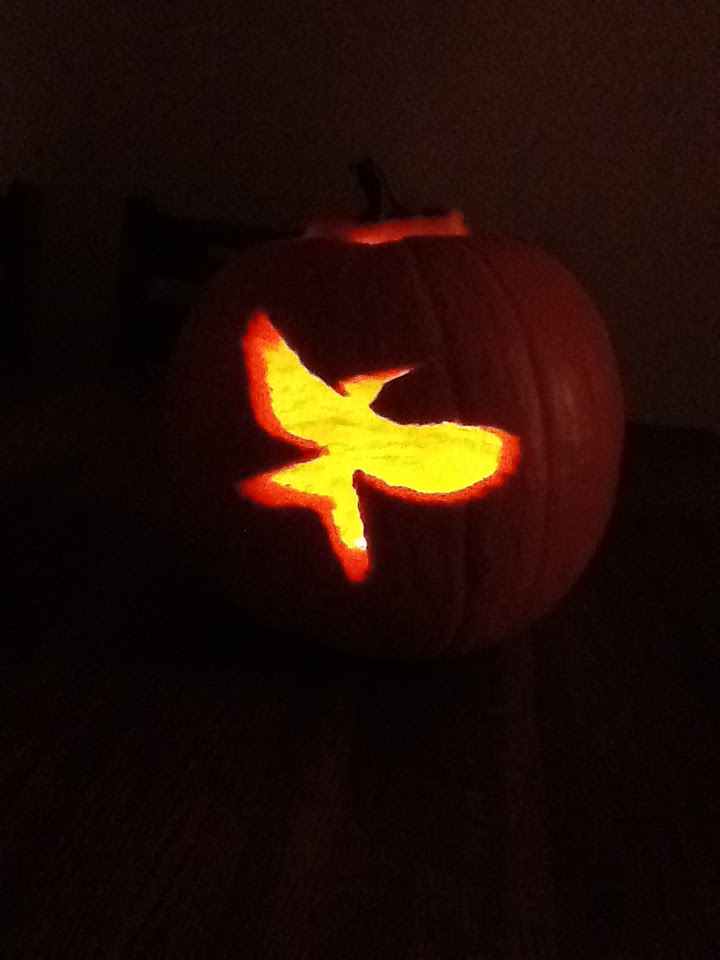 Hunger Games Pumpkin Stencil