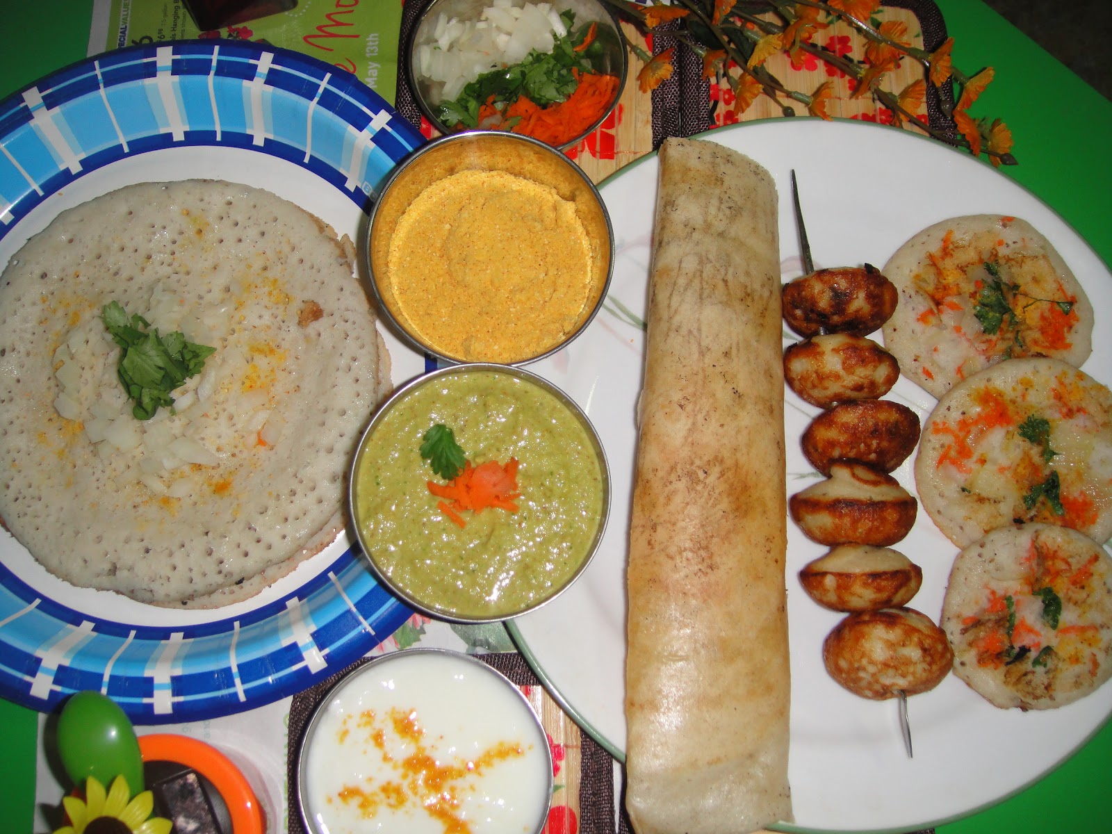andhra ruchulu: ANDHRA THALI SOUTH INDIAN BREAKFAST THALI